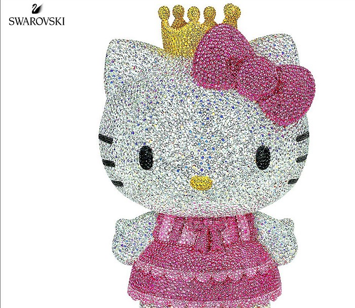Swarovski Crystal Myriad Hello Kitty Princess Limited Edition