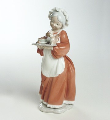 Lladro Mrs. Santa Claus 2003-08 6893G Porcelain Figurine