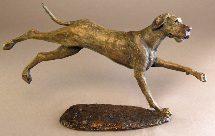 Mark Hopkins Great Dane Mixed Midia Sculpture