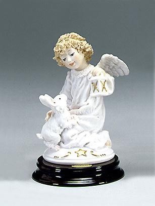 Giuseppe Armani Cherub with Little Rabbit 723F n/a Sculpture.