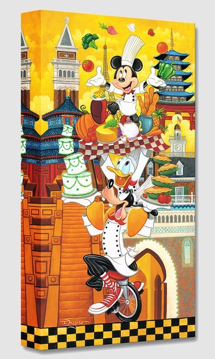 Tim Rogerson A World of Flavor Gallery Wrapped Giclee On Canvas Disney ...