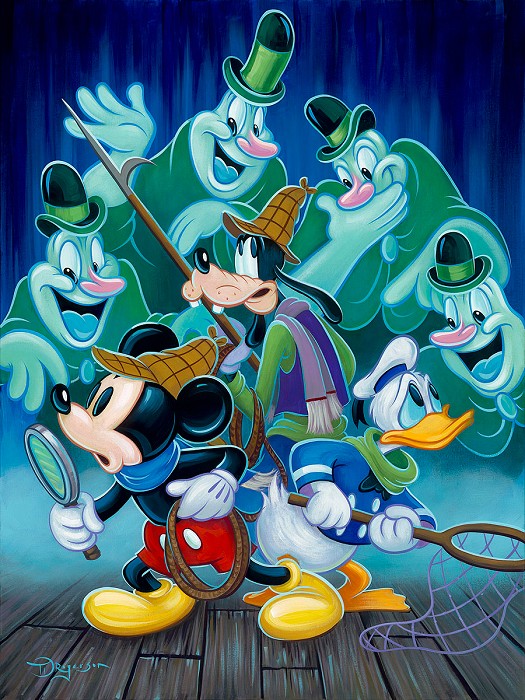 Tim Rogerson Ghost Chasers Disney Fine Art
