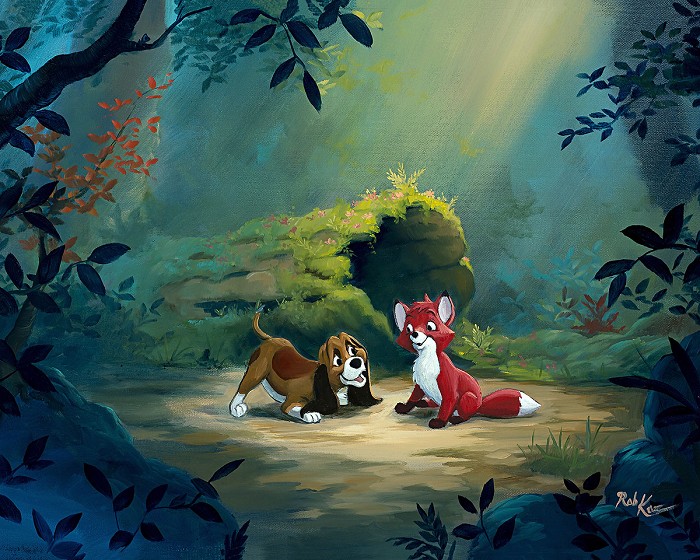 Rob Kaz New Found Friend in the Forest Disney Fine Art