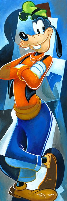 Tim Rogerson Always Trust a Goof Original Oil on Canvas Disney Fine Art ...