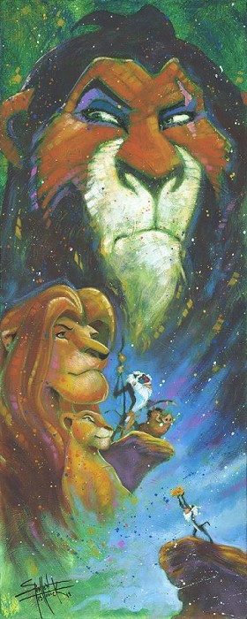Stephen Fishwick Wicked Brother Disney Fine Art