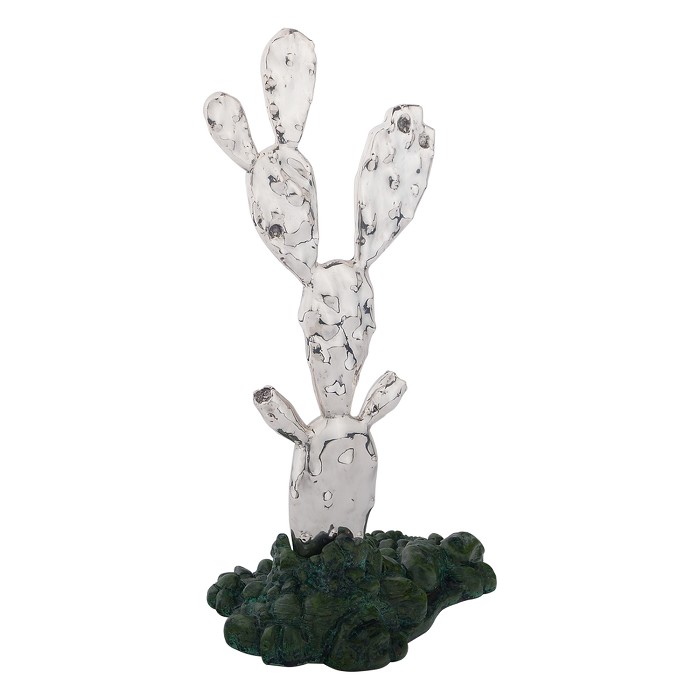 Dargenta Nopal Silver Sculpture Small