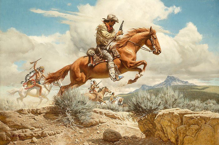 Frank McCarthy Pony Express ANNIVERSARY EDITION ON Canvas Limited ...
