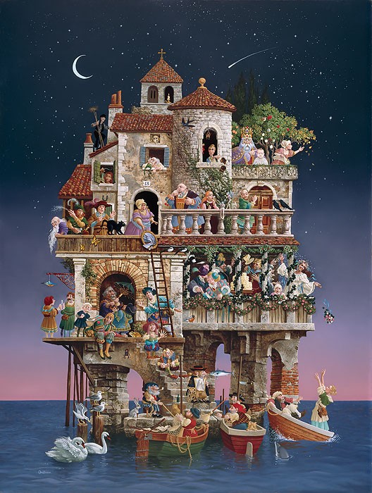 James Christensen Superstitions MASTERWORK ANNIVERSARY EDITION Canvas ...