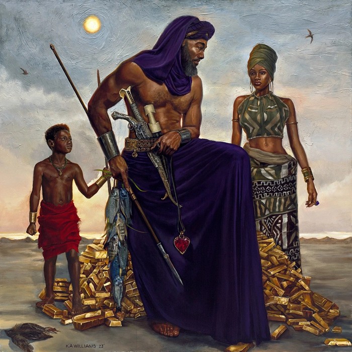 Kevin Williams (WAK) Protect Provide Love Giclee On Paper African ...