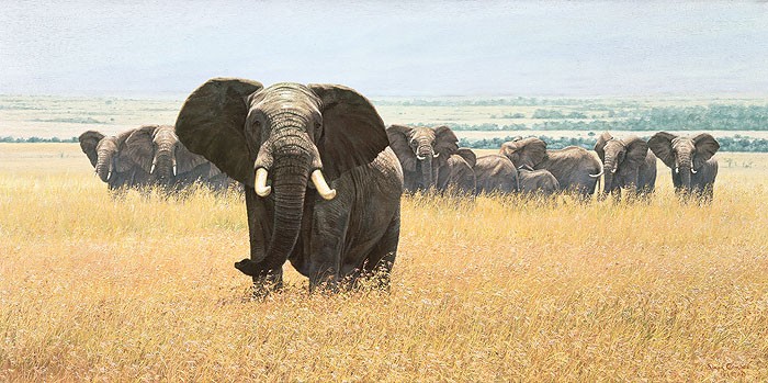 Simon Combes Confrontation ANNIVERSARY EDITION ON Canvas Limited Edition