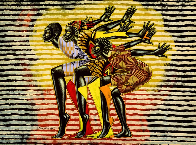 Larry Poncho Brown Ujima Giclee On Paper Artist Proof African American ...