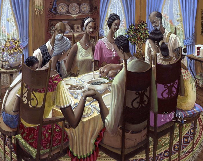 John Holyfield Blessings II African American Fine Art