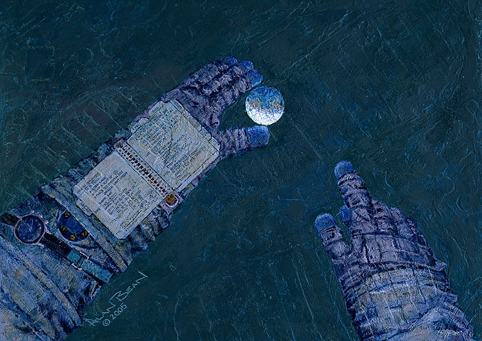 Alan Bean Our World at My Fingertips Limited Edition