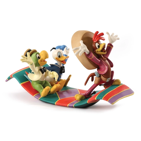 WDCC Disney Classics Three Caballeros Panchito, Donald and Jose ...