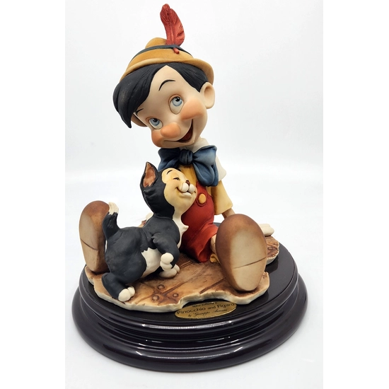 Pinocchio & Figaro by Giuseppe Armani | Elegant Porcelain Figurine - 0464C