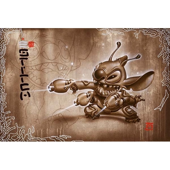 Noah Lilo And Stitch Experiment 626 Disney Fine Art