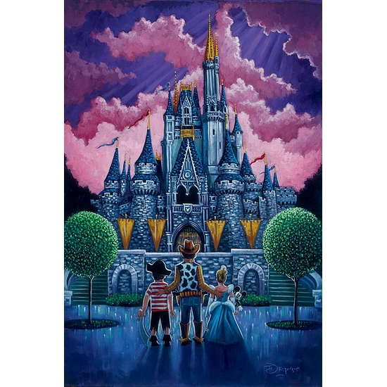 Keys to the Kingdom by Tim Rogerson | Disney Fine Art Giclee On Canvas ...