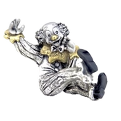 Silver Clown Figurine by Dargenta