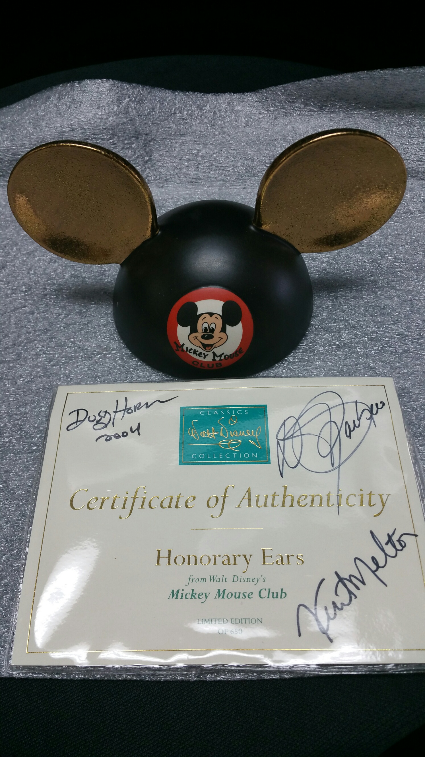 WDCC Disney Classics Mickey Mouse Club Ears Honorary Ears 1235016 ...