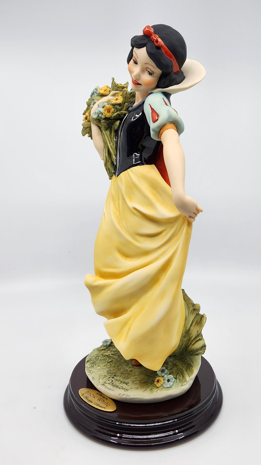 Giuseppe Armani Snow White & Flowers 1529C Open Edition Sculpture.