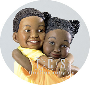 Ebony Visions Double Hug First Issue by Thomas Blackshear