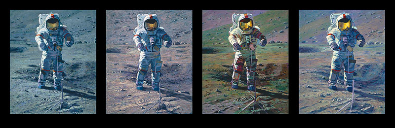 Alan Bean Apollo Moonscape An Explorer Artists Vision MASTERWORK ...