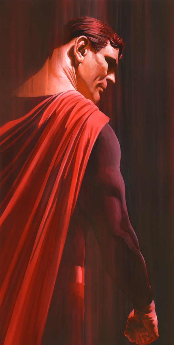 Alex Ross SHADOWS: SUPERMAN Marvel DC Comics Fine Art