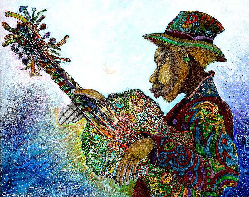 Charles Bibbs Bluz Evolution African American Fine Art