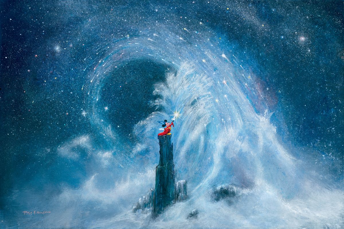 Peter Ellenshaw Mickey's Dream Mickey Mouse - From Fantasia Giclee On ...