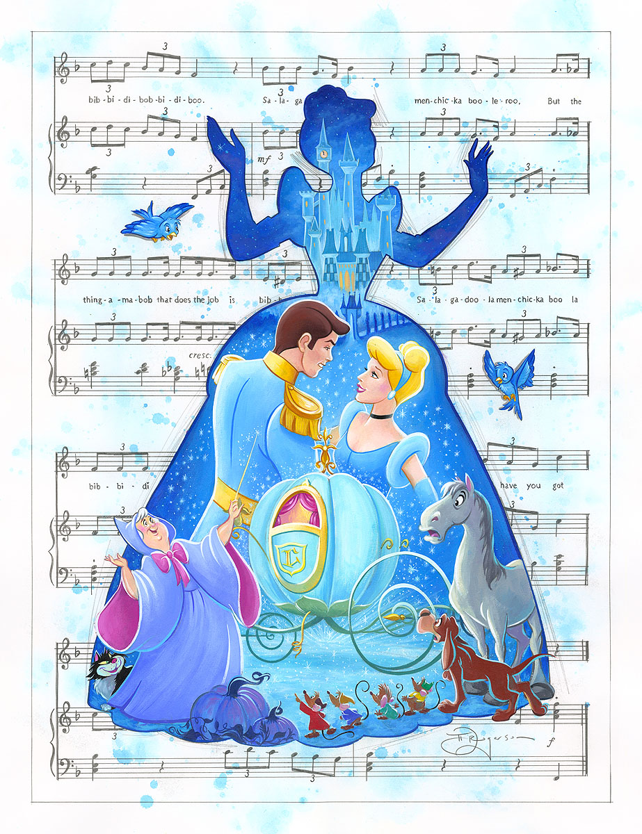 Tim Rogerson Bibbidi Bobbidi Boo Disney Fine Art