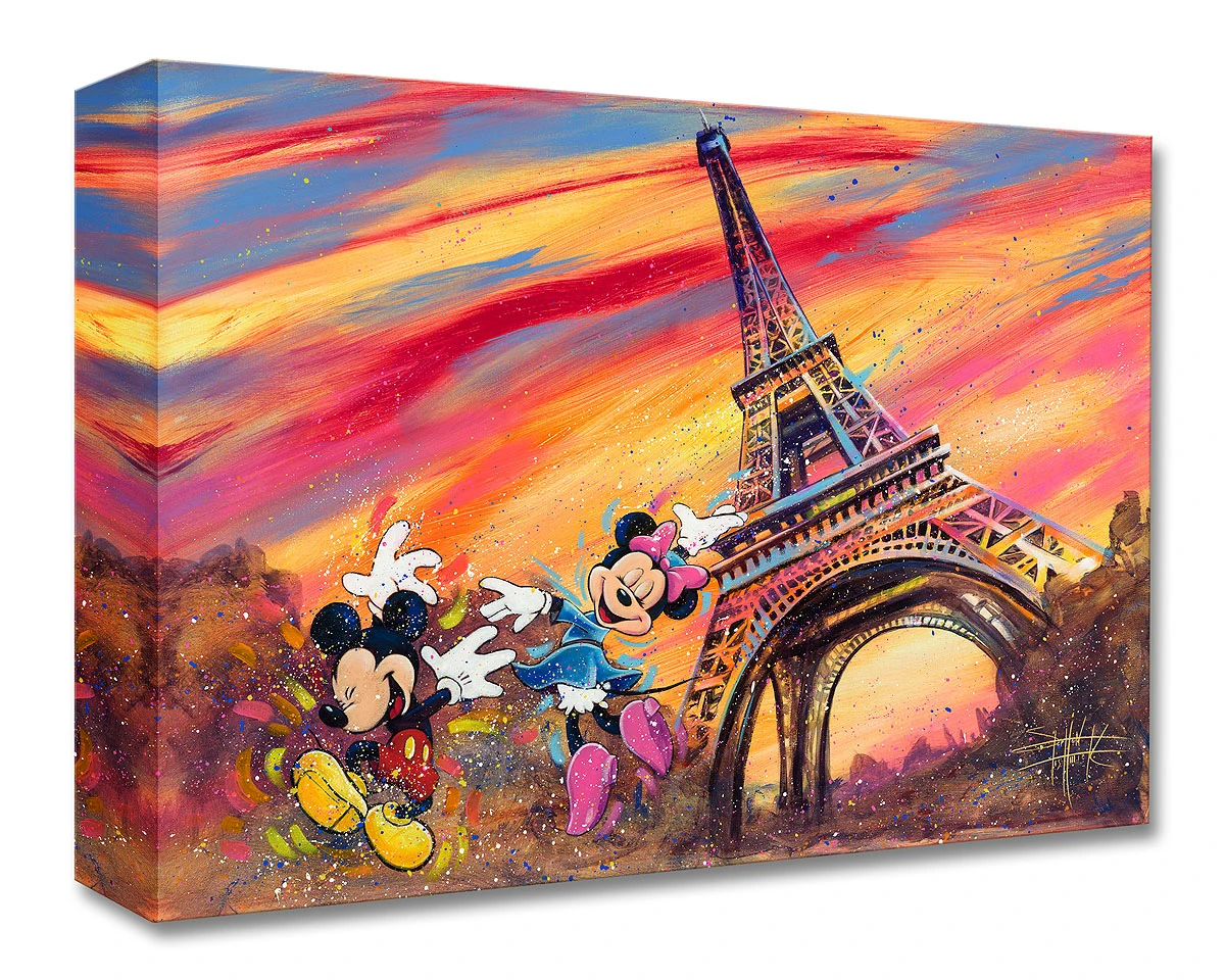 Stephen Fishwick Dancing Across Paris Gallery Wrapped Giclee On Canvas ...