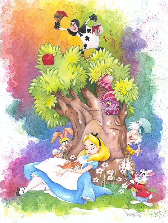 Michelle St Laurent Dreaming - From Disney Alice in Wonderland Hand ...