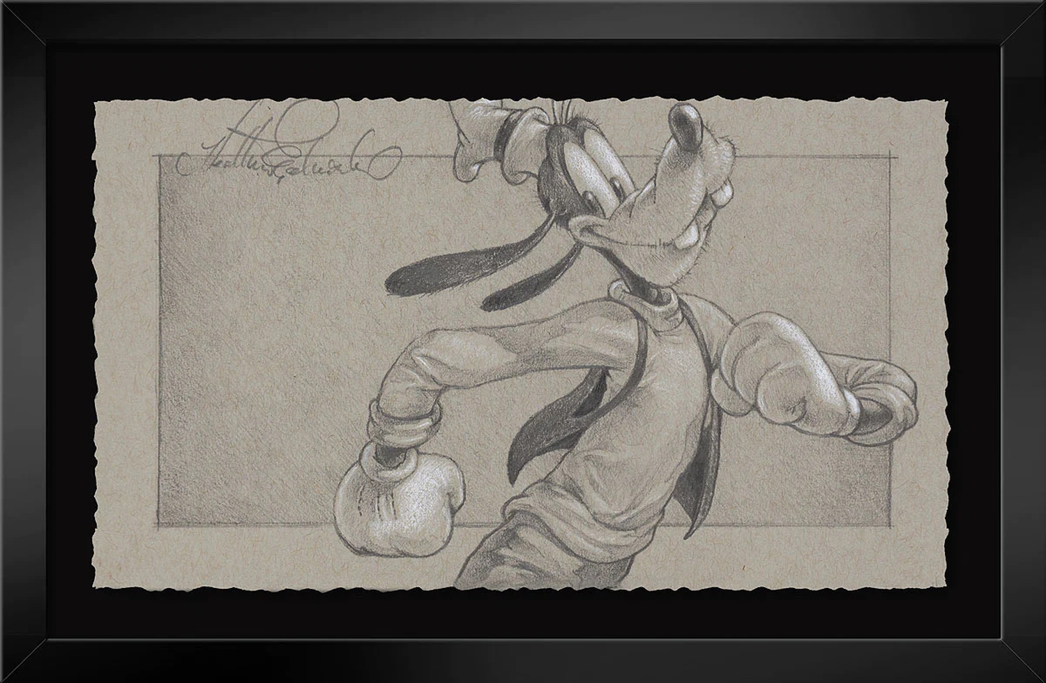 Goofy Pencil Drawing