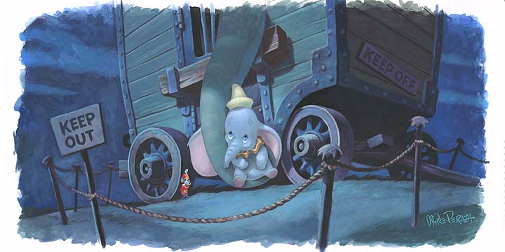 Disney Fine Art Mike Peraza Mothers Lullaby - From Disney Dumbo