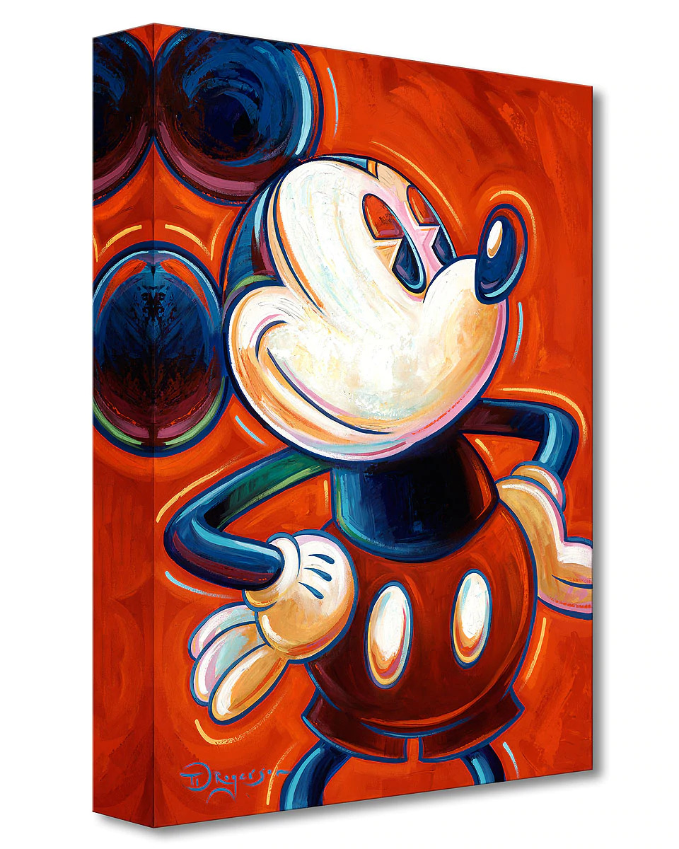 Tim Rogerson Modern Mickey Red From Mickey Mouse Disney Fine Art ...