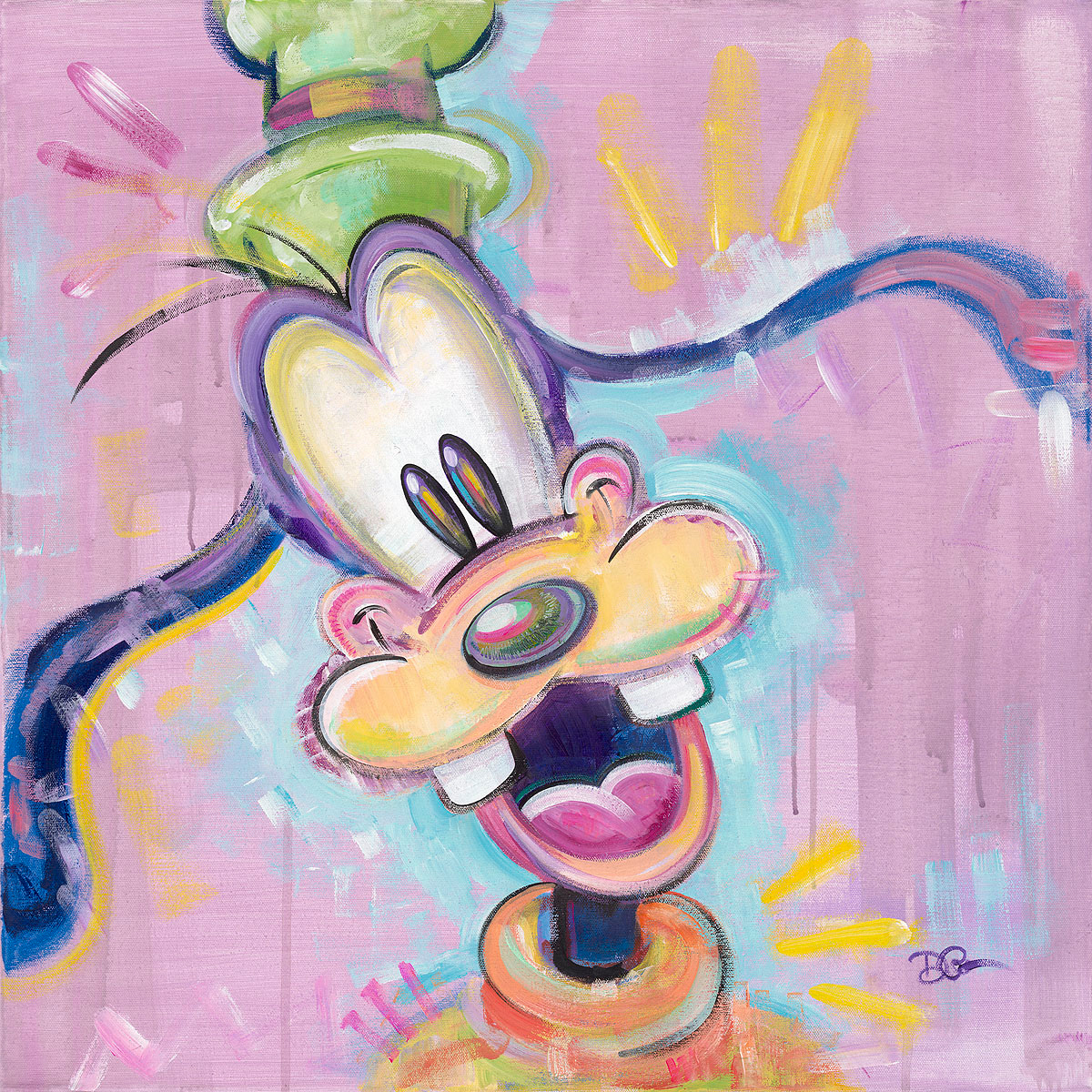 Disney Fine Art Dom Corona Naturally Goofy From Goofy