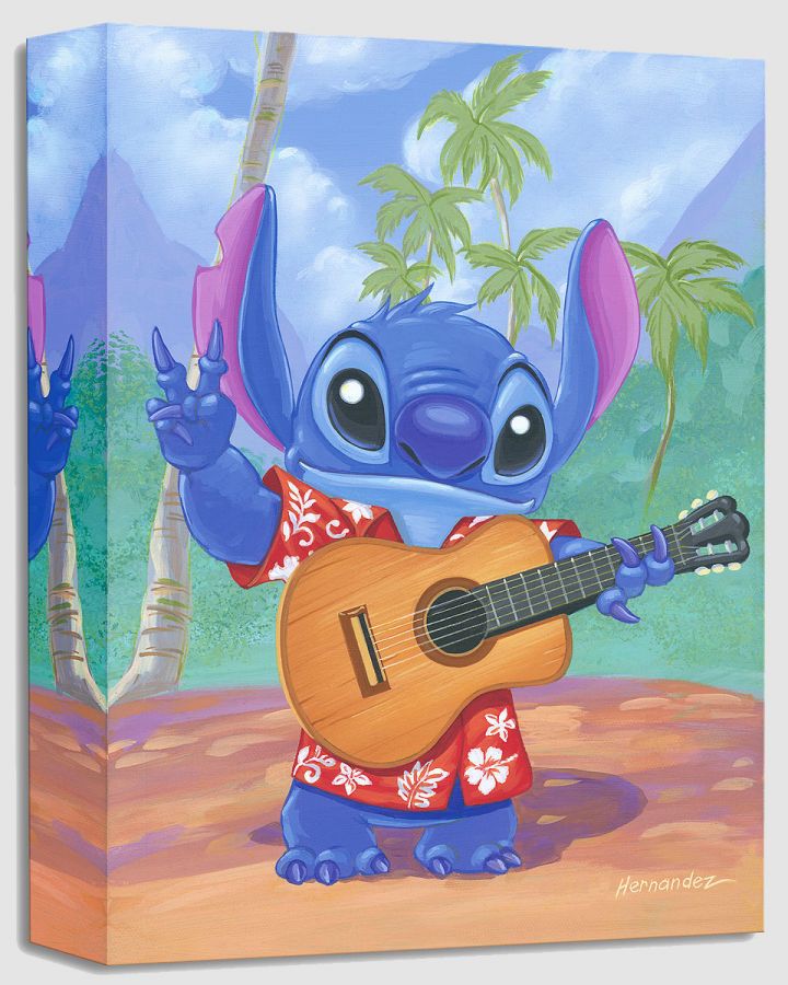Manuel Hernandez Warm Aloha From Lilo And Stitch Gallery Wrapped Giclee ...