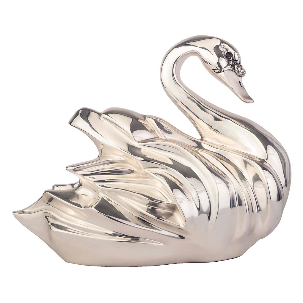 Dargenta Silver Swan Statue