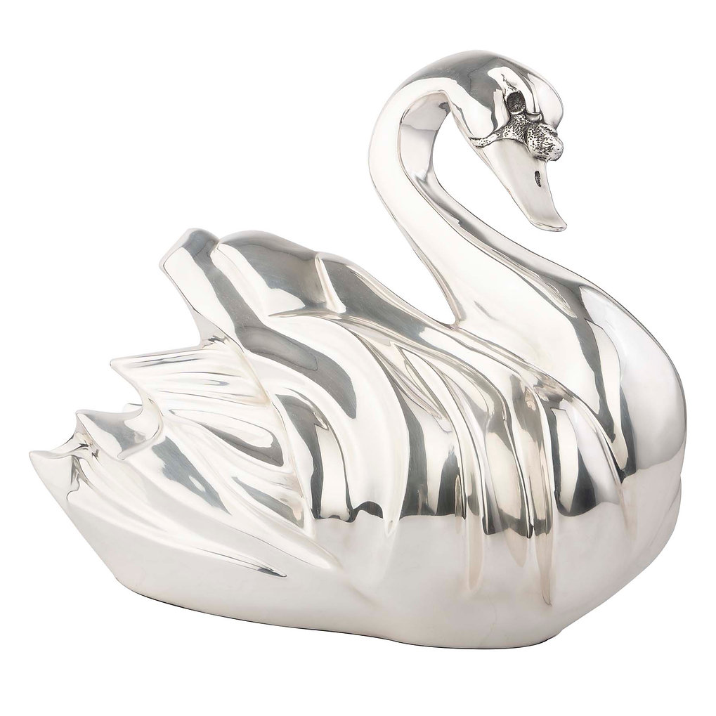Dargenta Silver Swan Statue