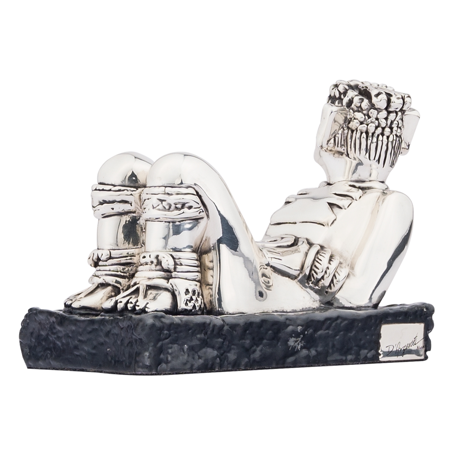 Dargenta Silver Chac Mool Statue