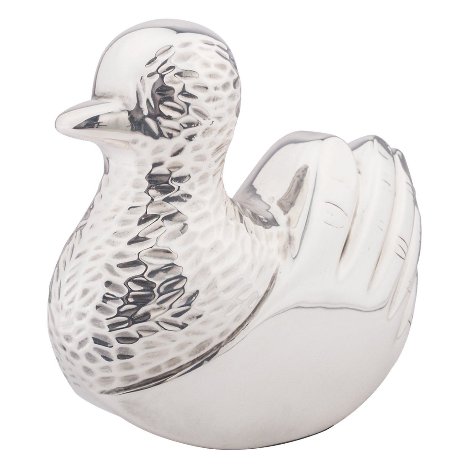 Dargenta Silver Duck Sculpture - Canauhtli
