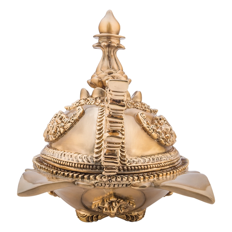 Dargenta Large Oval Imperial Gold Jewelry Box