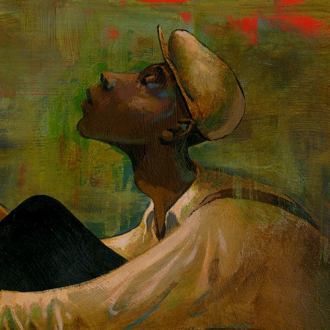 John Holyfield CHEMISTRY Giclee On Canvas African American Fine Art