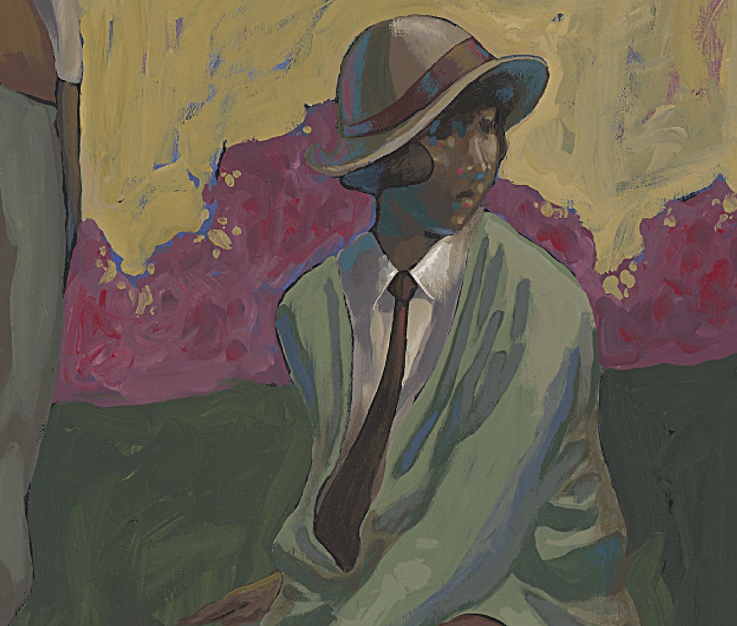 John Holyfield Relaxing On The Green Original Acylic on Board Original ...