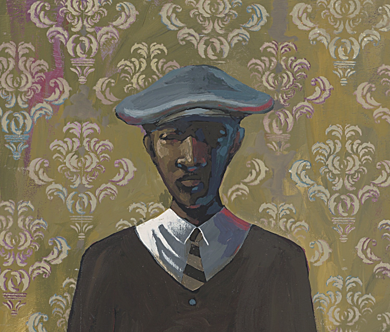 John Holyfield Vintage Golfer (Male) Original Acylic on Board Original ...