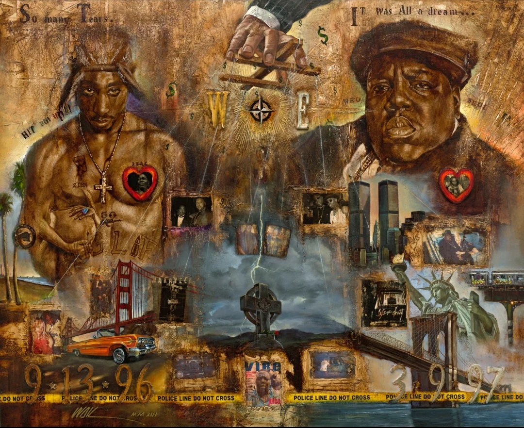 Kevin Williams (WAK) Divide & Conquer Giclee On Canvas African American ...