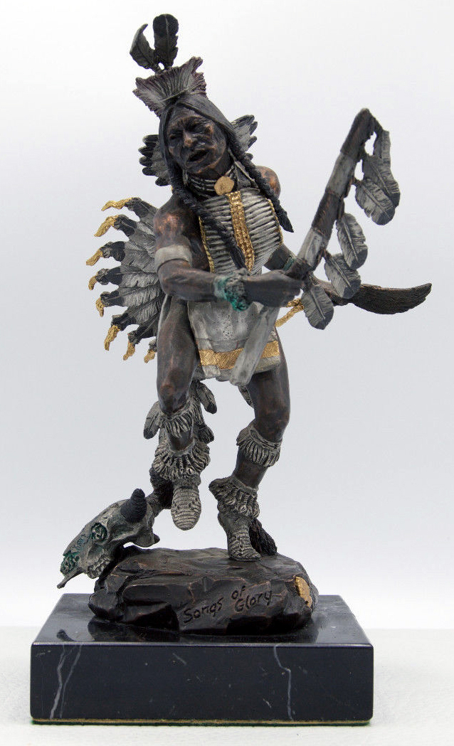 Christopher Pardell Songs Of Glory - Chief Sitting Bull Mixed Media ...