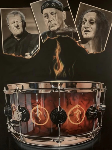 Stickman Living On a Lighted Stage - Rush Limited Edition Fine Art