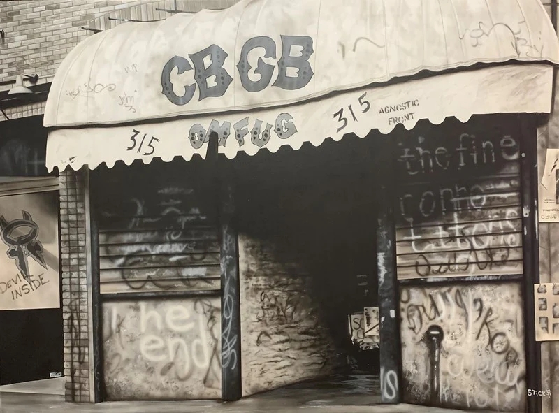 Stickman CBGB Nothing to Do - Nowhere to Go Limited Edition Fine Art