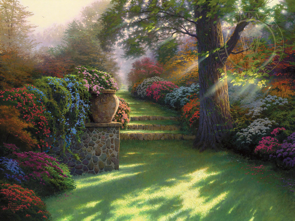 Thomas Kinkade Pathway to Paradise Inspirational Art